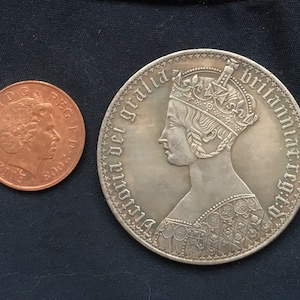 Stunning Victoria 1853 - 1847 Crown - Restrike / Gothic Head / British ...