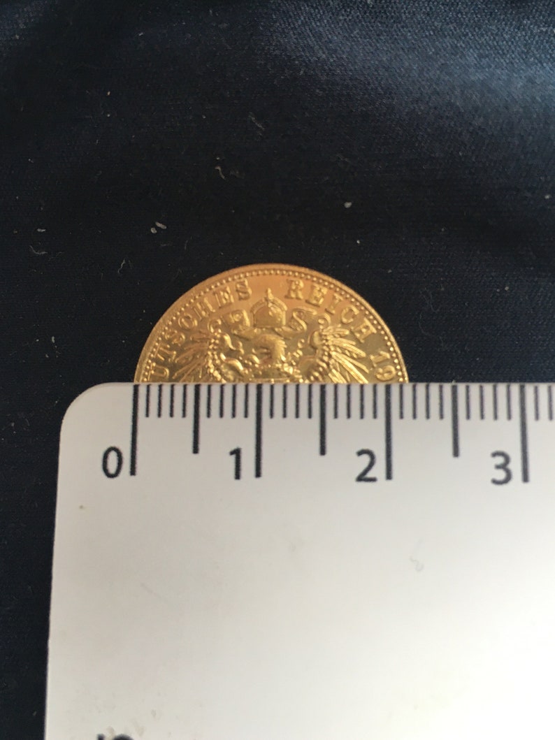Wilhelm 11 *1914* 20 Mark - Gold Effect / German States / Deutsches ...