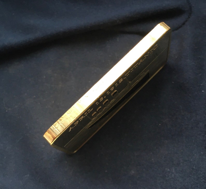 Historical Titanic *1912* Gold Effect Bar - 1 Troy Ounce / in Memory of ...