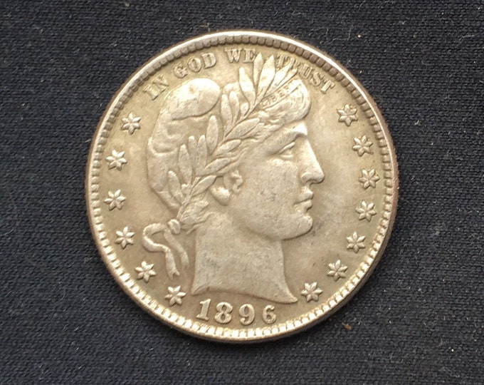 United States of America 1896 Quarter Dollar / Restrike - Etsy