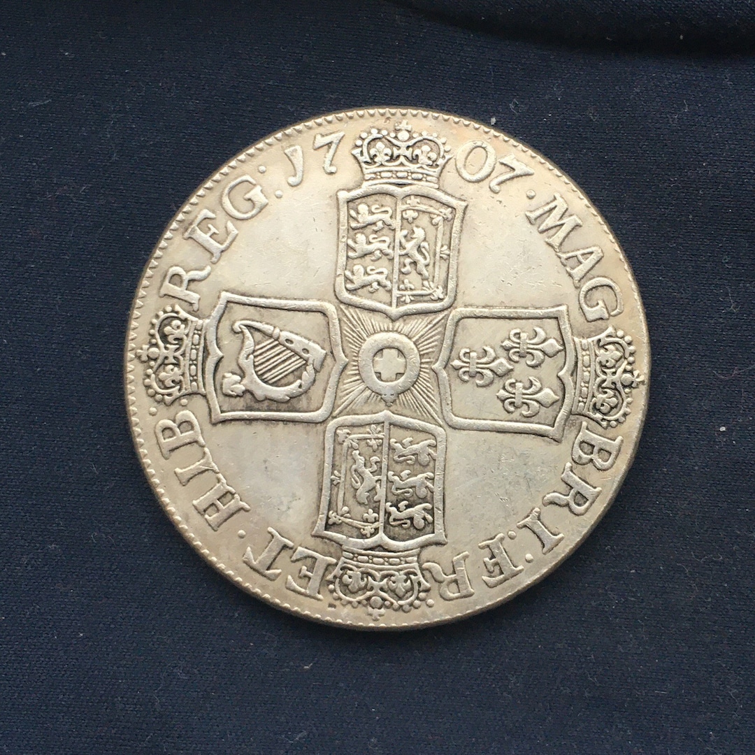 Queen Anne *1707* Crown - Historical British Coin - Restrike - Etsy