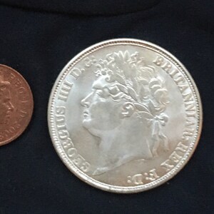 Old British Coins George 1V 1822 Crown / Restrike - Etsy UK