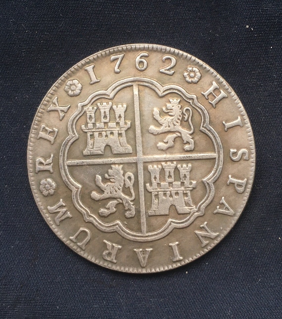 Carolus 111 1762 8 Reales Spanish Empire Coins / Restrike - Etsy