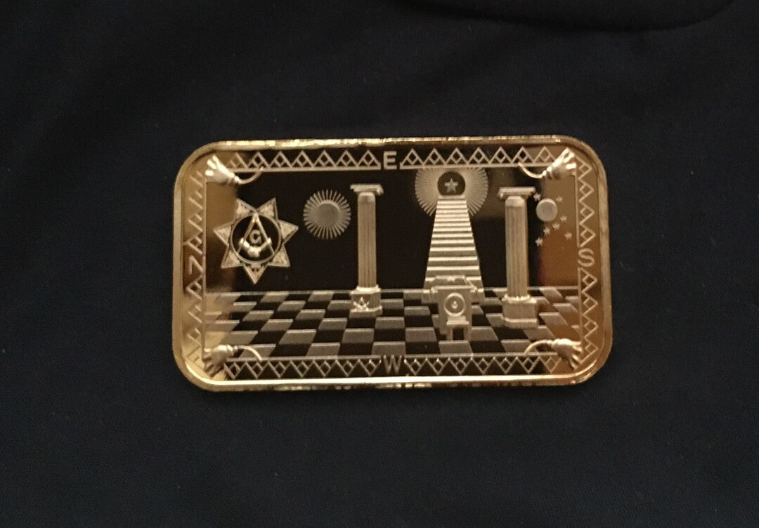 Masonic Gold Bullion Bar - Coronado Lodge / Jesus Centillas JR ...