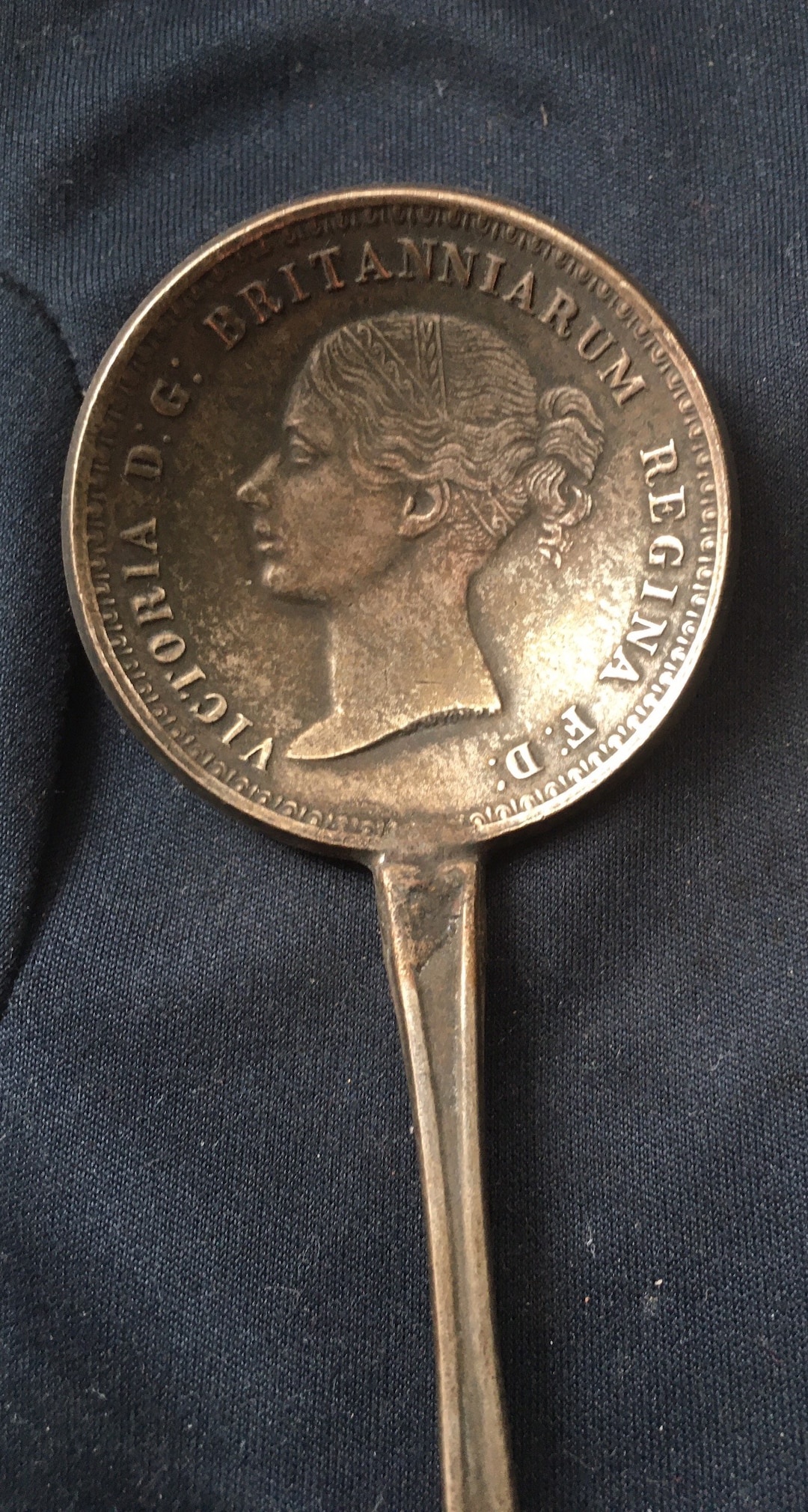British Coins - Queen Victoria 1839 Coin Spoon / Victorian - Etsy