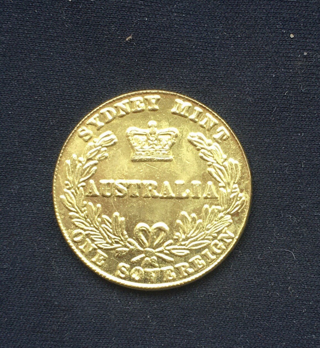 Victoria *1855* Sovereign - Gold Effect - Australia Coins / British ...