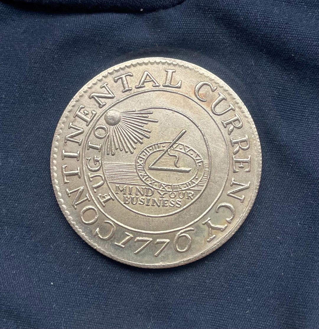 Continental *1776* Currency Dollar - United States Coins / Restrike - Etsy