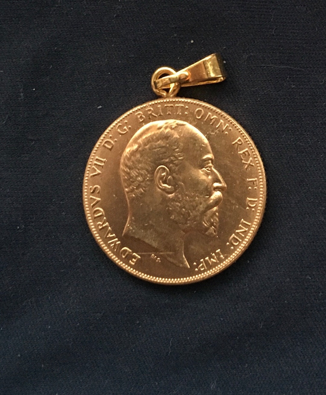 Edward V11 *1902* Sovereign - With Clasp / Gold Effect Coin / British ...