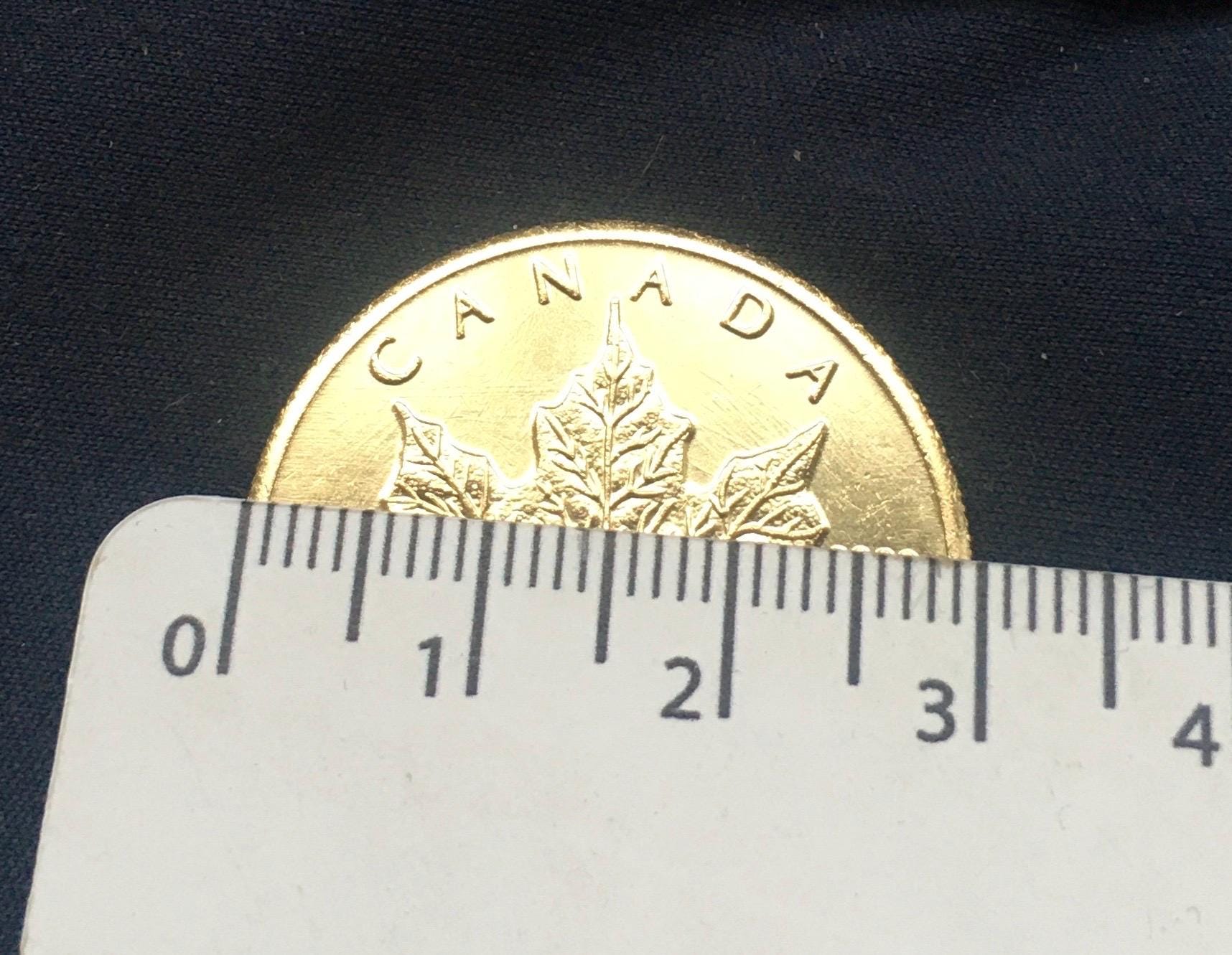 Canadian Maple *1979*.999 - Elizabeth 11 - Gold Plated / Canadian Coins ...
