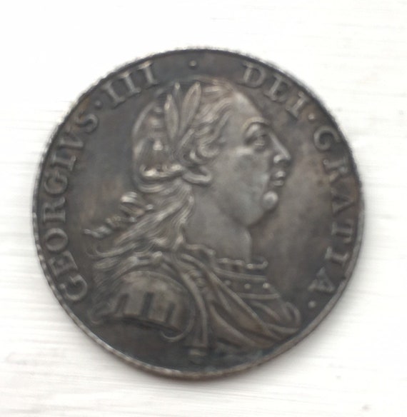 Old British Coin George 111 1787 Shilling / Restrike | Etsy