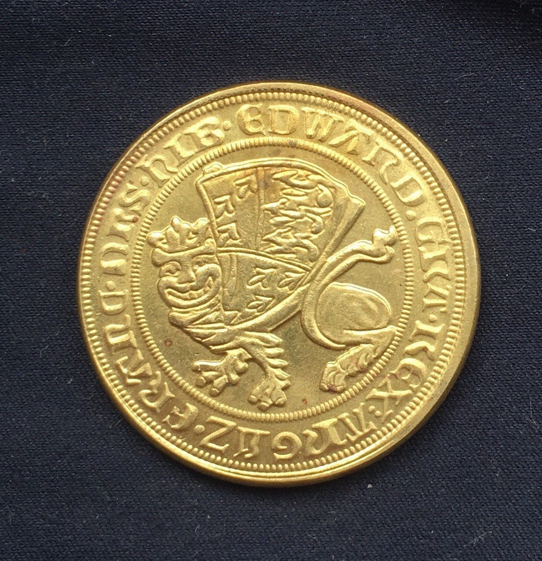 Edward 111 *1344* Gold Leopard Florin - Tower Mint / Gold Effect ...