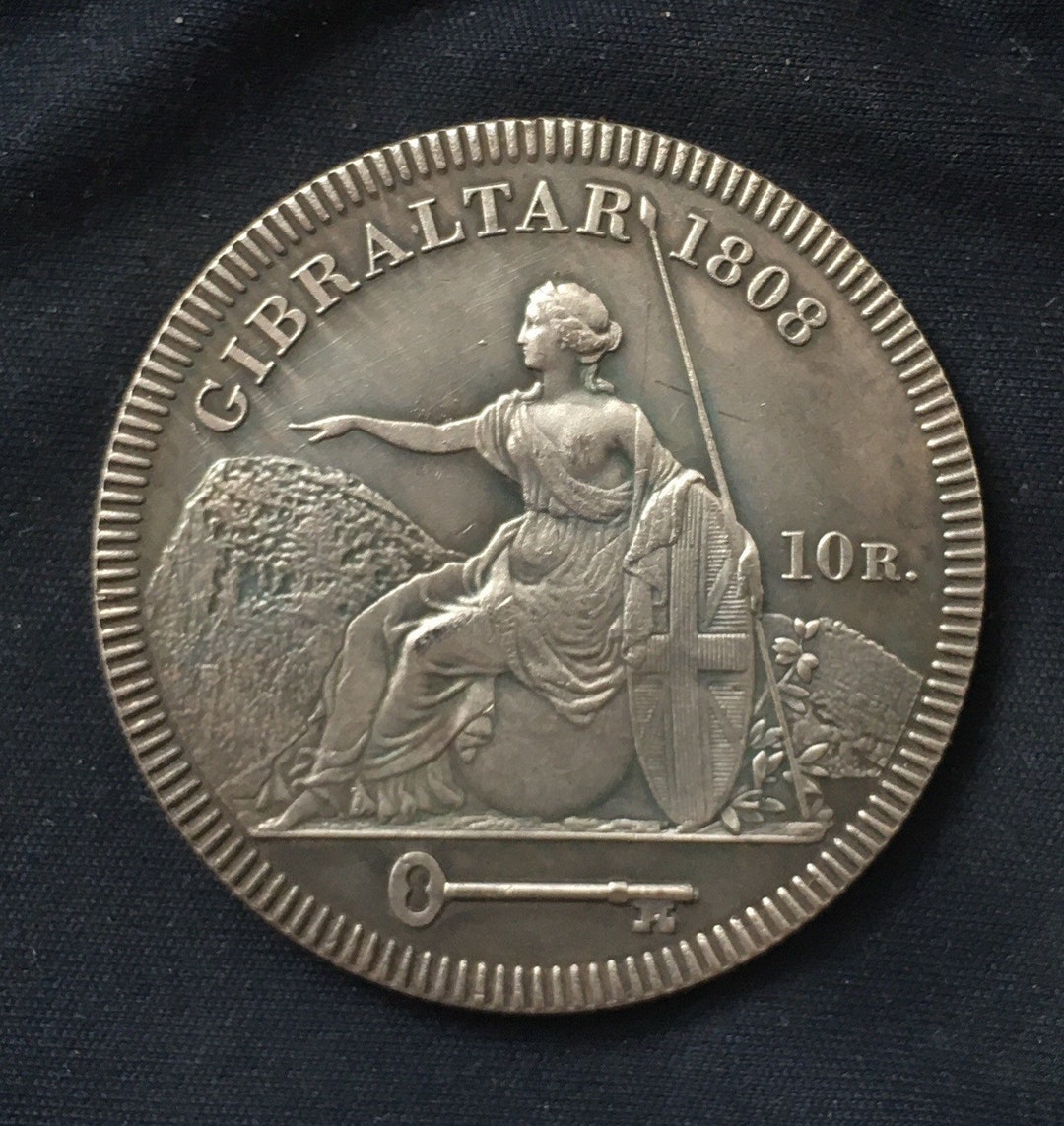 Old British Coins George 111 1808 Crown / Gibraltar / Restrike - Etsy