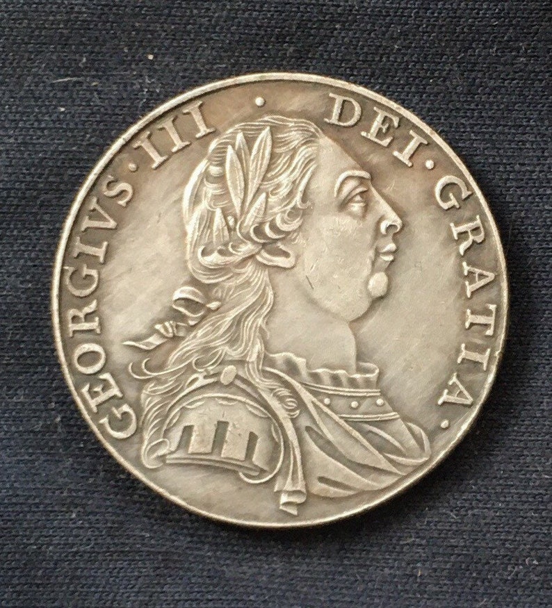 Old British Coin George 111 1787 Shilling / Restrike - Etsy UK
