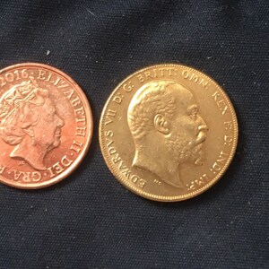 Edward V11 *1902 -1910* Sovereign / Gold Effect / Year Choice / British ...