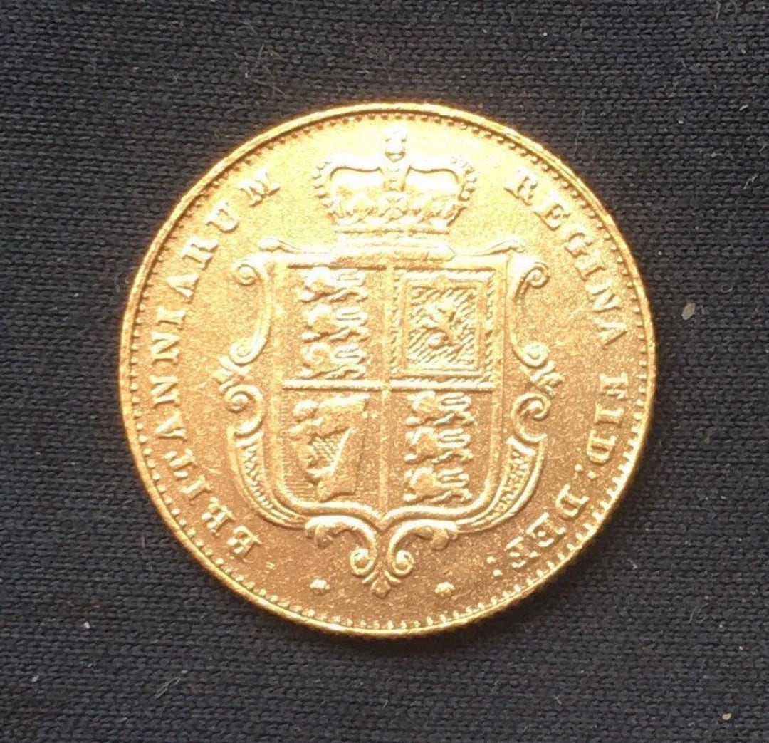 Victoria *1839_1884* Half Sovereign - Gold Plated - British Coins - Etsy