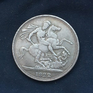 1822 George 1V Crown / Bull Head / Old British Coins - Etsy UK