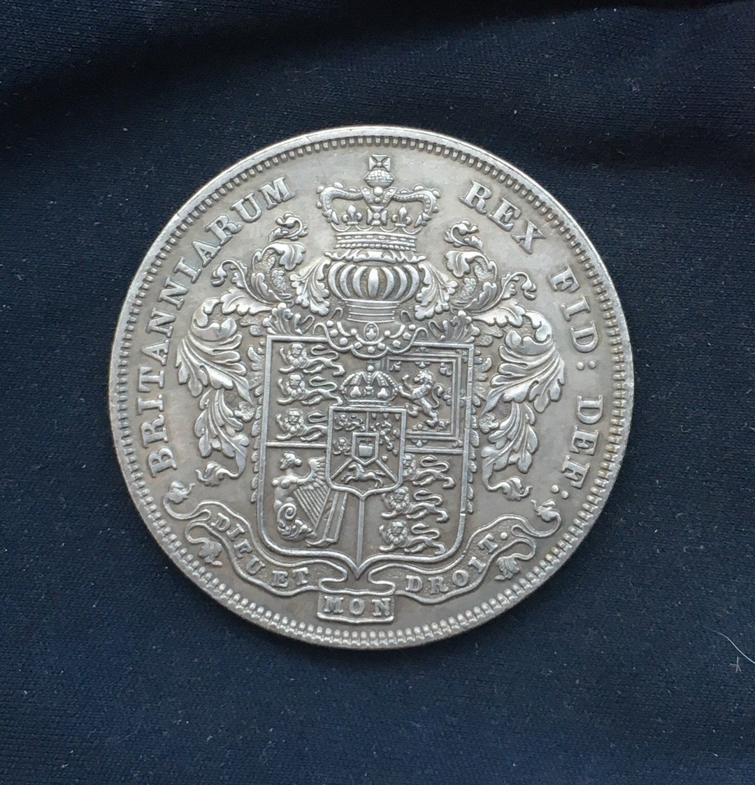 Old British Coins George 1V 1826 Crown / Restrike - Etsy