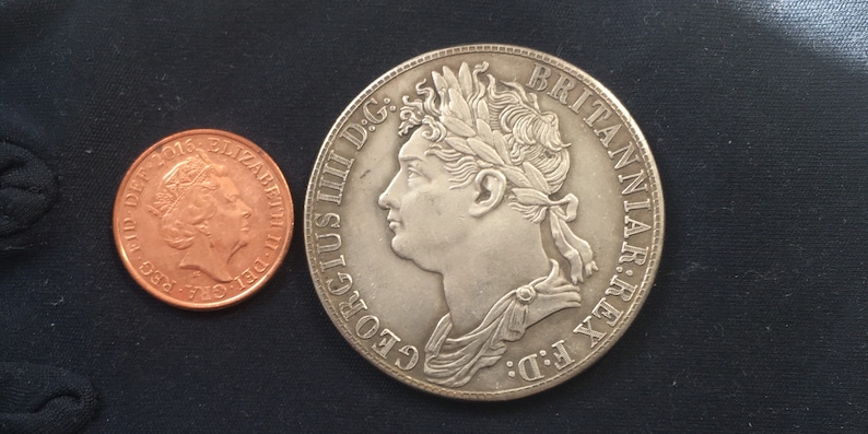 George 1V 1830 Hibernian Crown / Old Irish Coin - Etsy