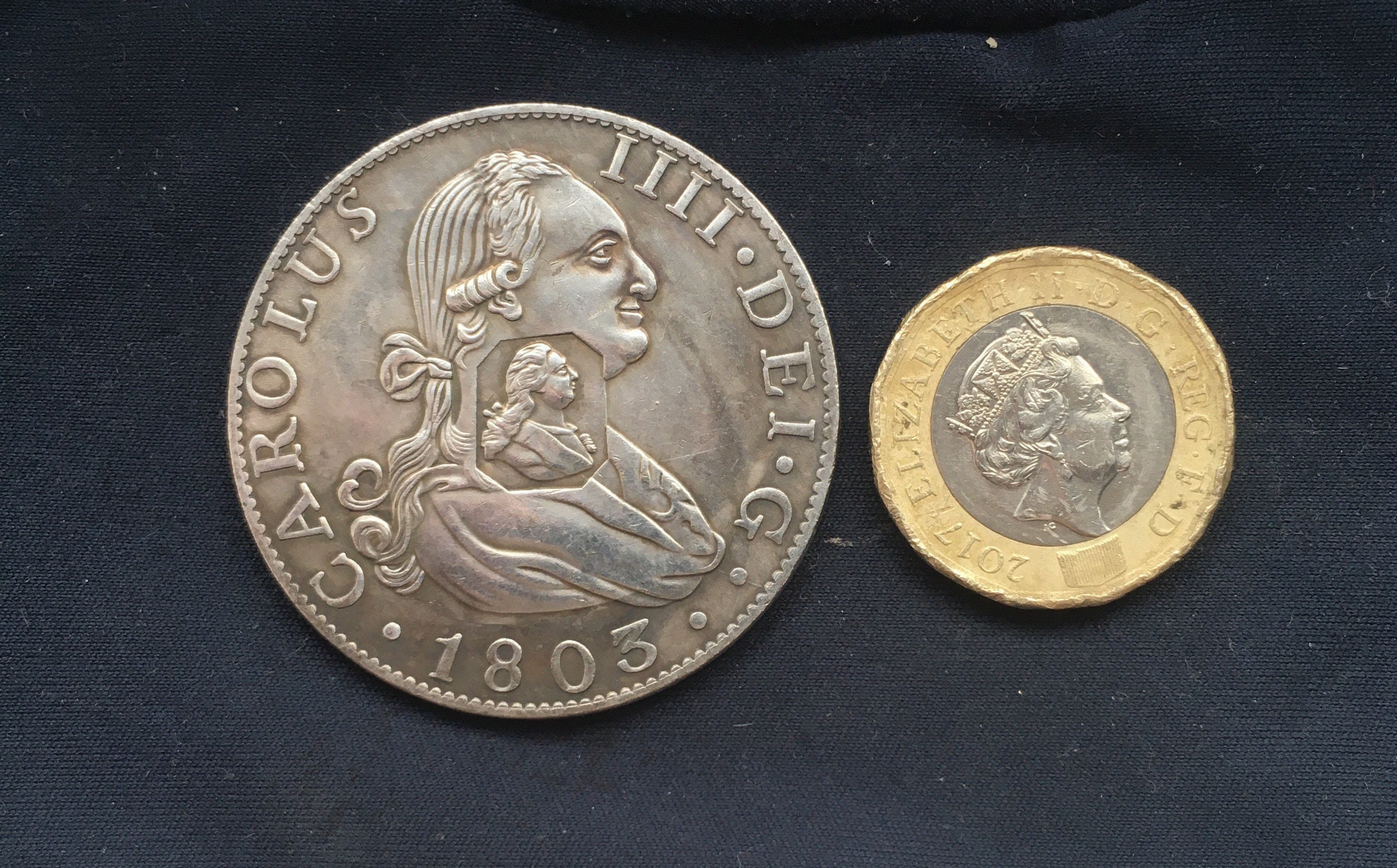Carolus 1111 *1803* 8 Reales - Spanish Empire Coin / Restrike - Etsy
