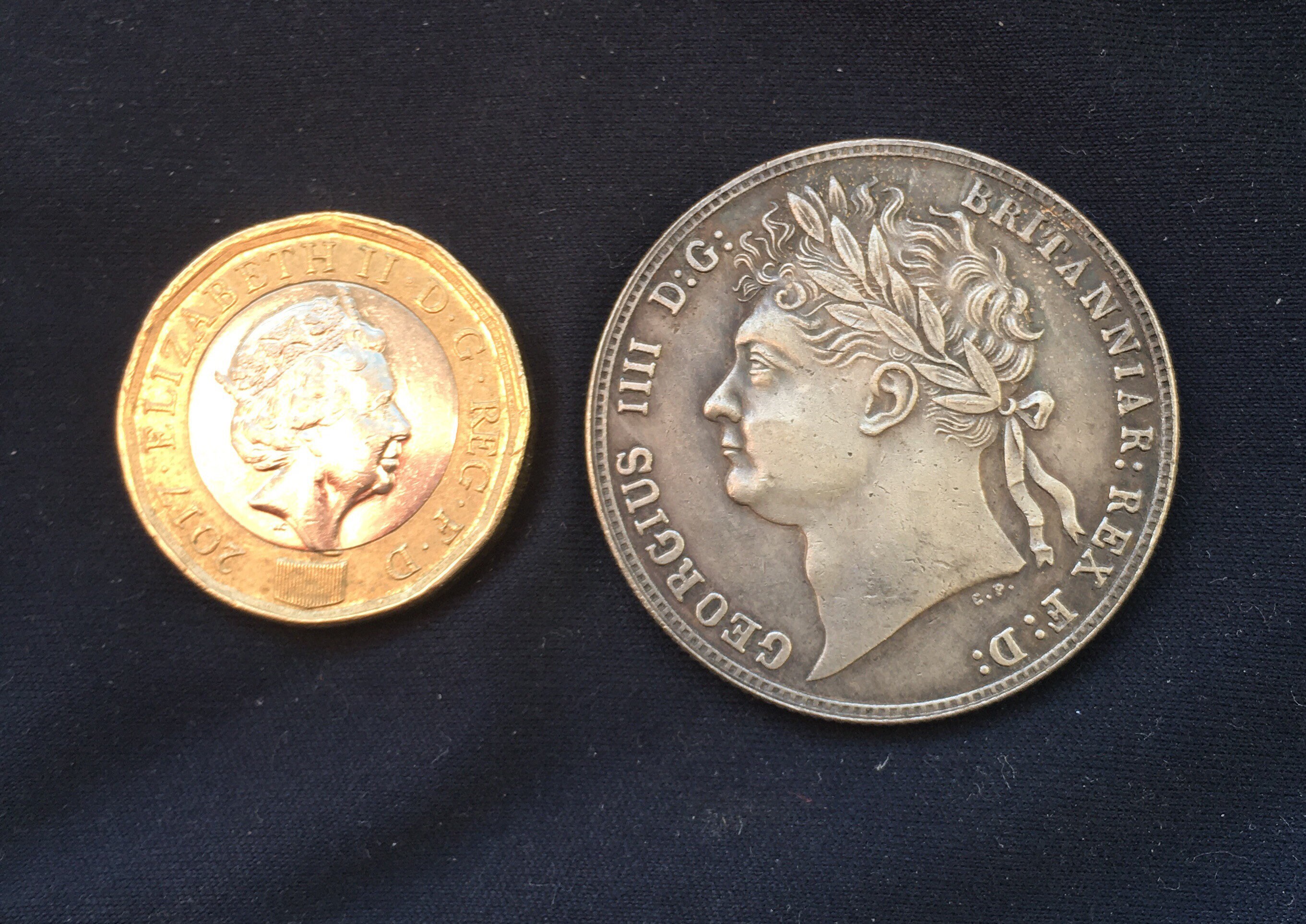 Old British Coins George 1111 1820 Half Crown - Etsy