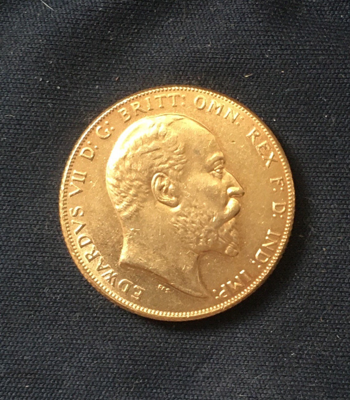Edward V11 1902 1910 Sovereign / Gold Plated Coin / Year - Etsy