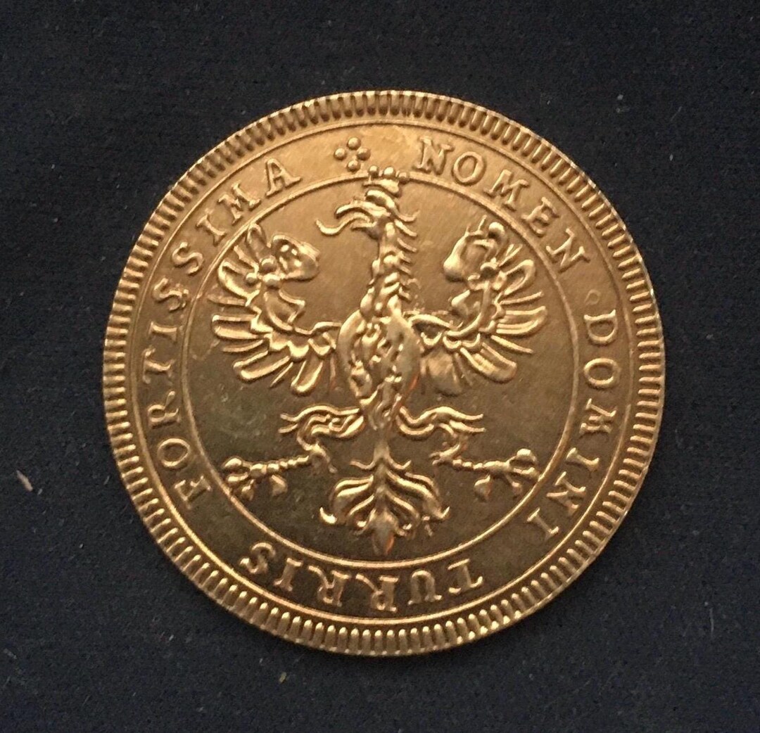 Charles V11 *1742* 1 Ducat - Coronation Coin / Gold Effect / German ...