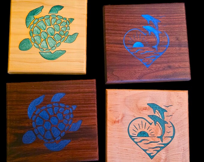 Turtle Wood Trivet - Pot Holder - Etsy