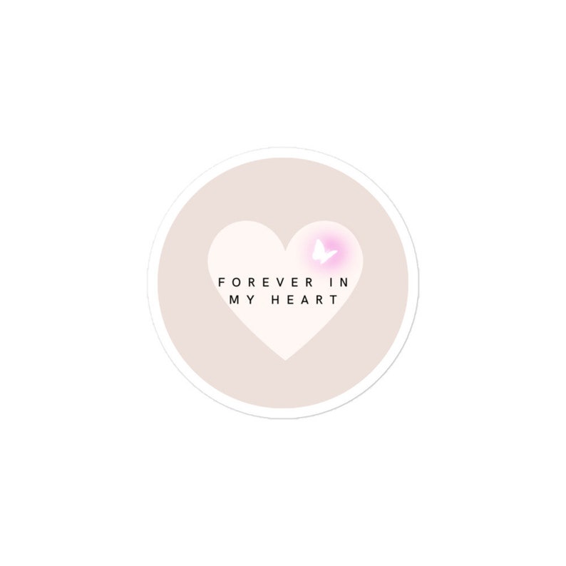 Forever in My Heart Sticker - Etsy