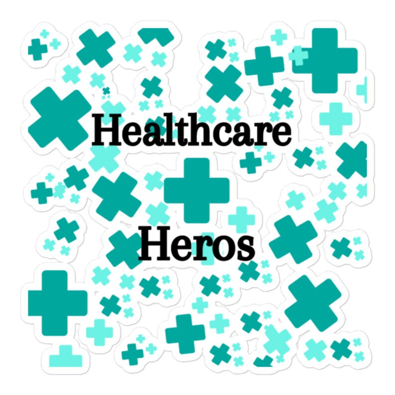 Healthcare Heros Sticker - Etsy