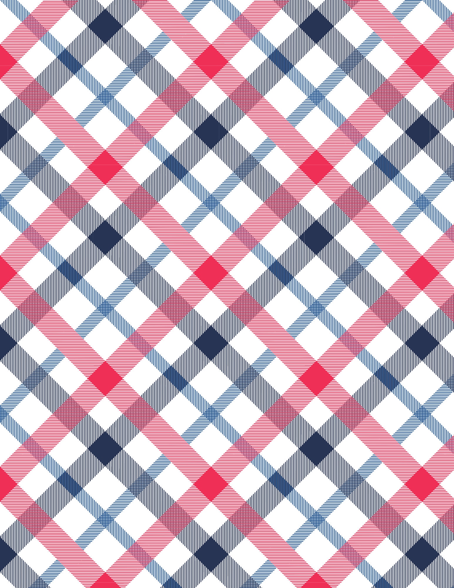 Printable Stationery /4 Different Plaid Designs / Designs Paper ...