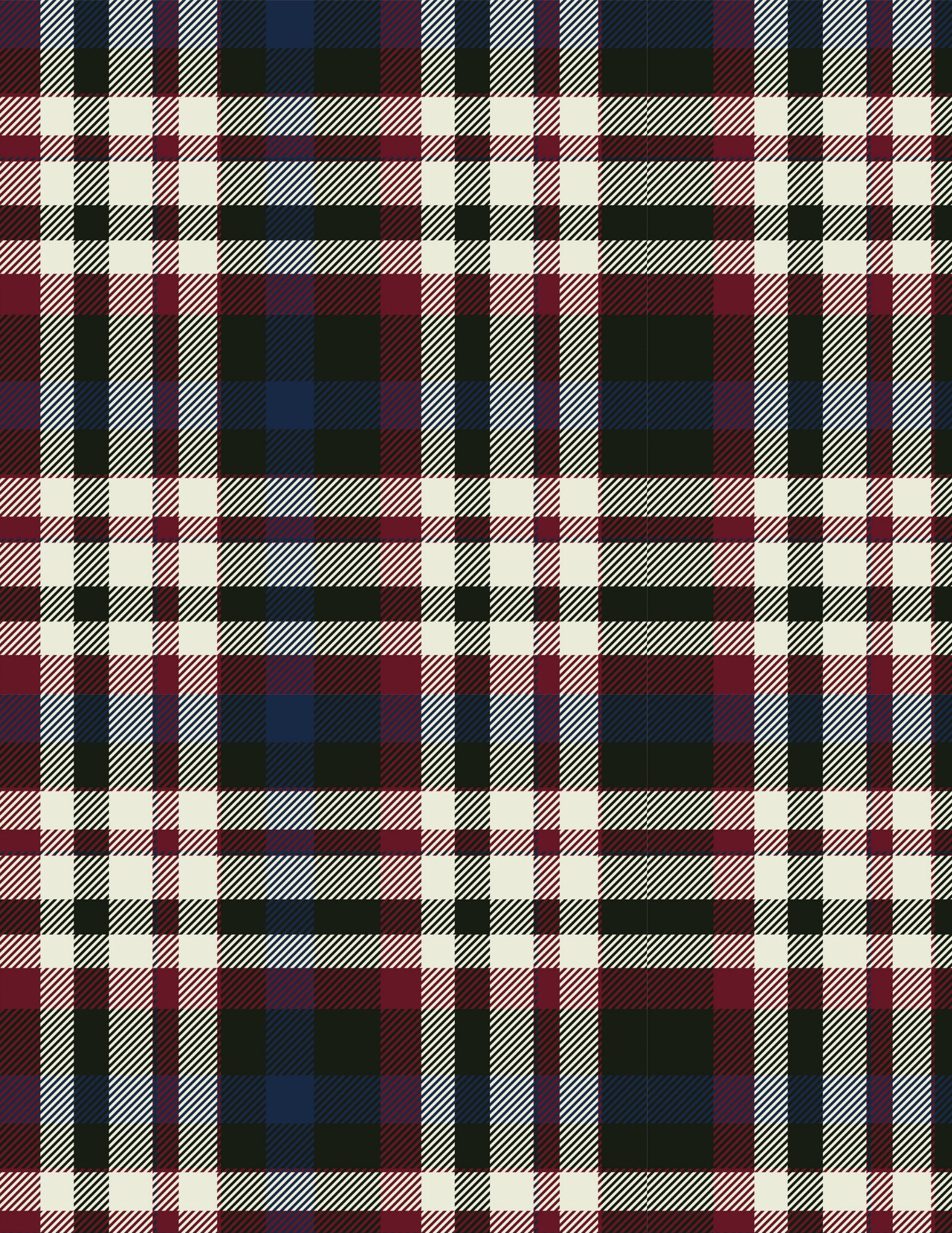 Printable Stationery /4 Different Plaid Designs / Designs Paper ...