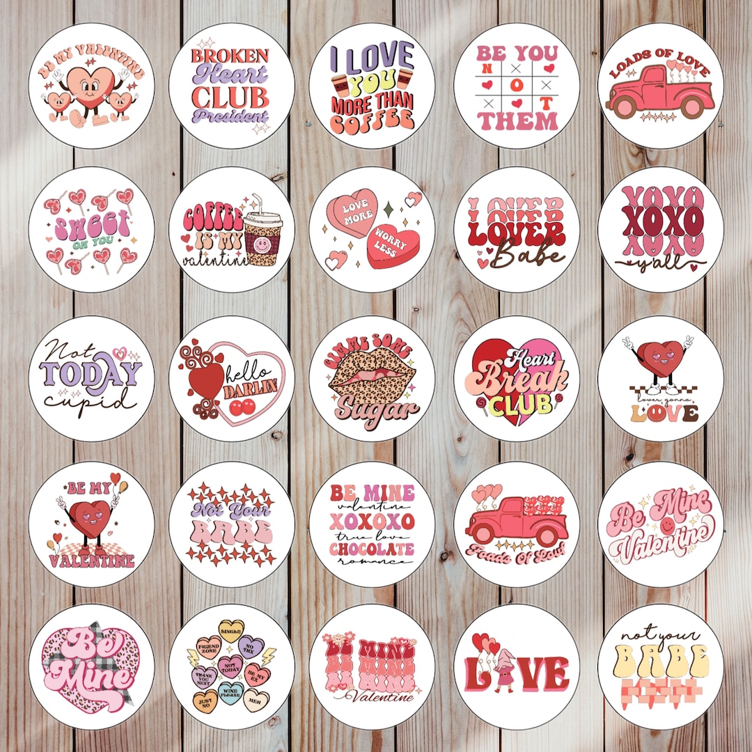 Valentines Day Cardstock Cutouts - Etsy