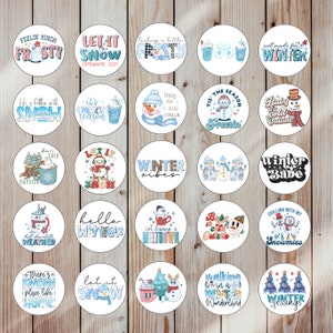 Winter Cardstock Cutouts Grab Bag - Etsy