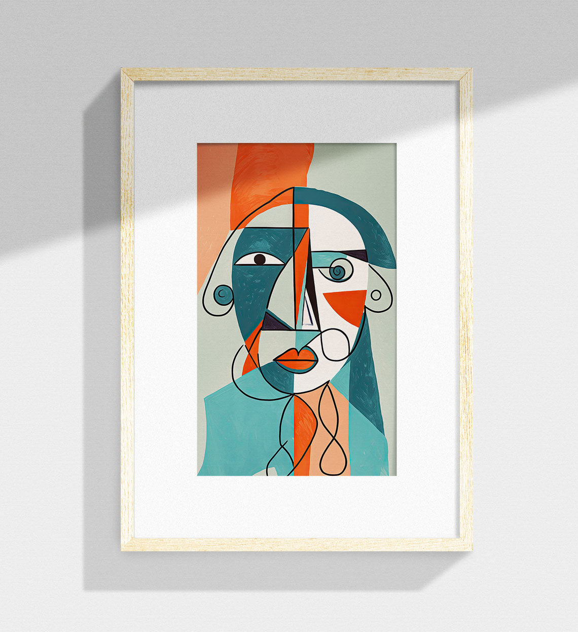 Abstract Painting Cubism Cubist Futurism PRINTABLE - Etsy
