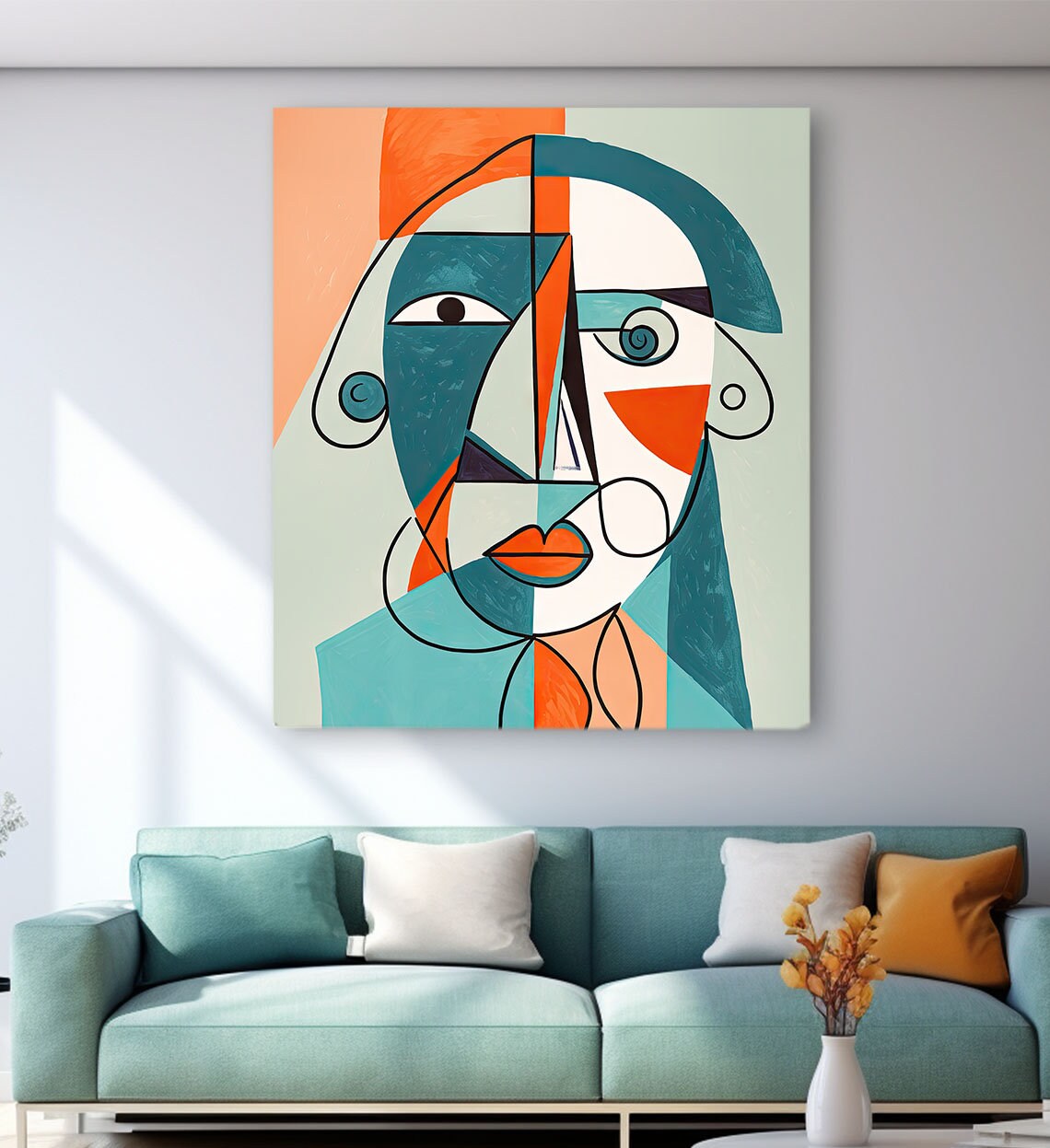Abstract Painting Cubism Cubist Futurism PRINTABLE - Etsy
