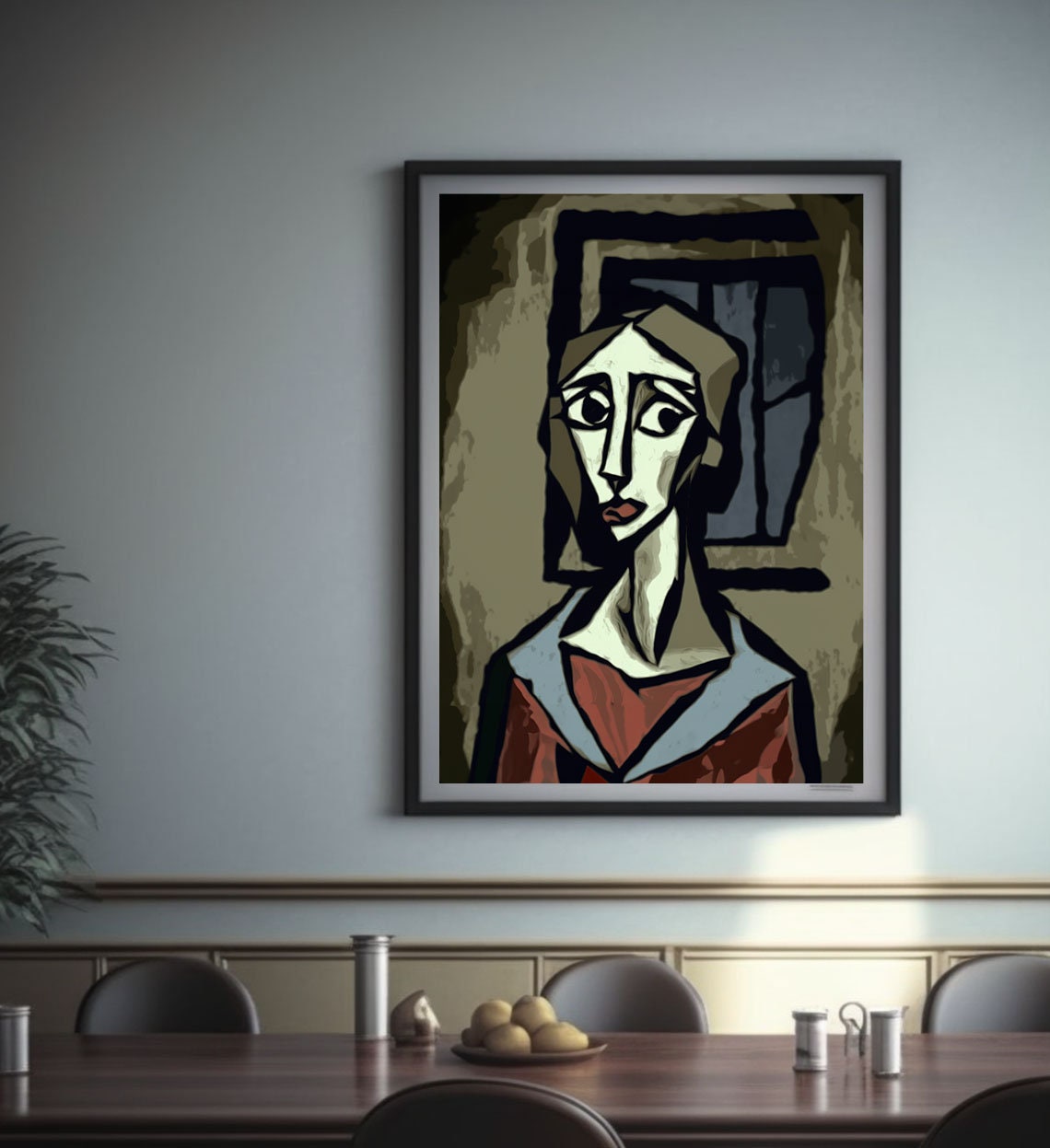 Abstract Painting Cubism Cubist Futurism PRINTABLE - Etsy