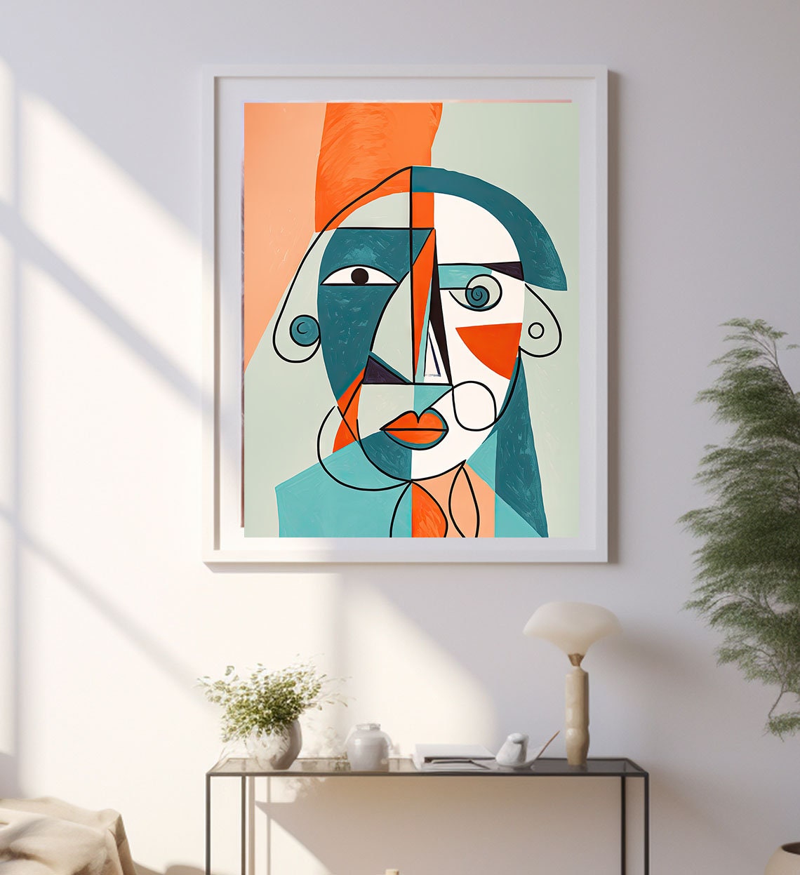 Abstract Painting Cubism Cubist Futurism PRINTABLE - Etsy