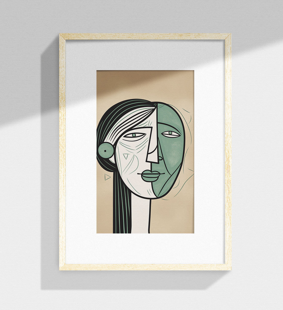 Abstract Painting Cubism Cubist Futurism PRINTABLE - Etsy