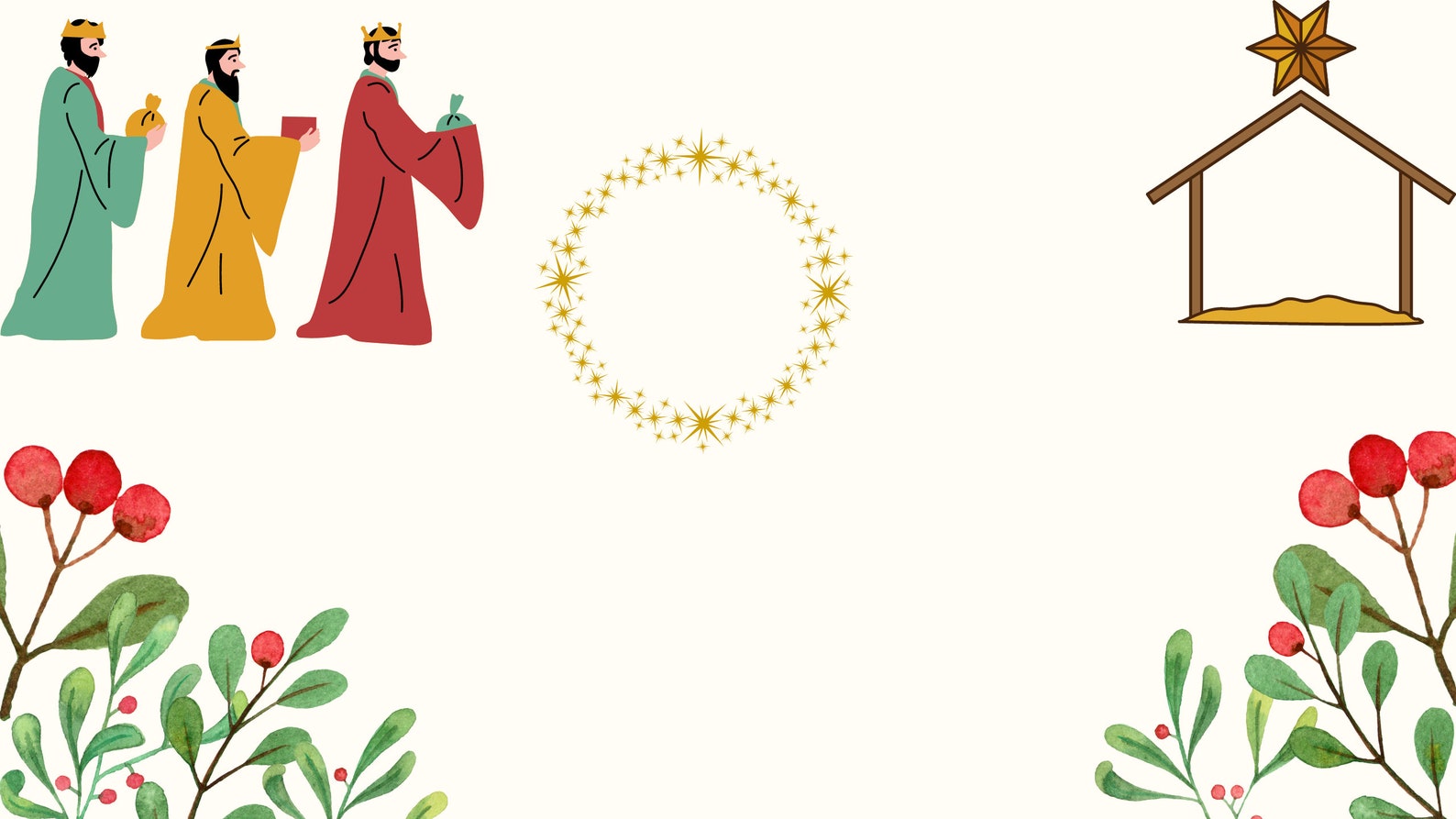 Advent/three Kings Zoom Background - Etsy