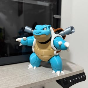 Pokemon Blastoise Figure 3D Printed Tall - Etsy