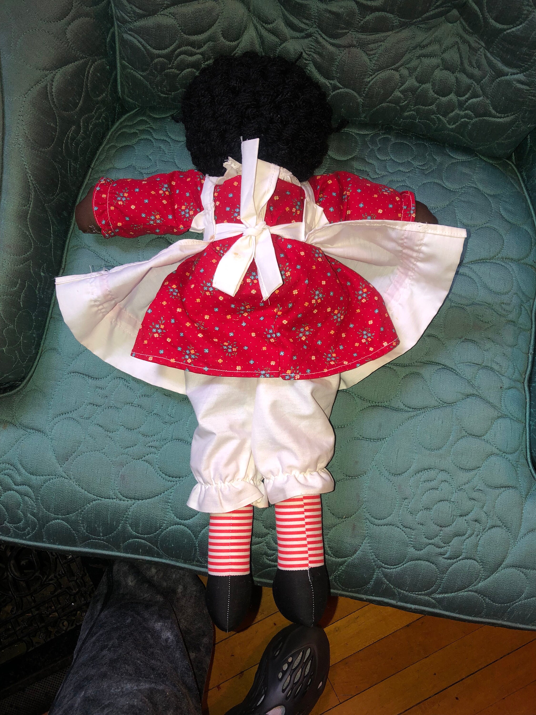 Vintage Gambina African American Doll Late 70s in Flower Dress Knickers ...