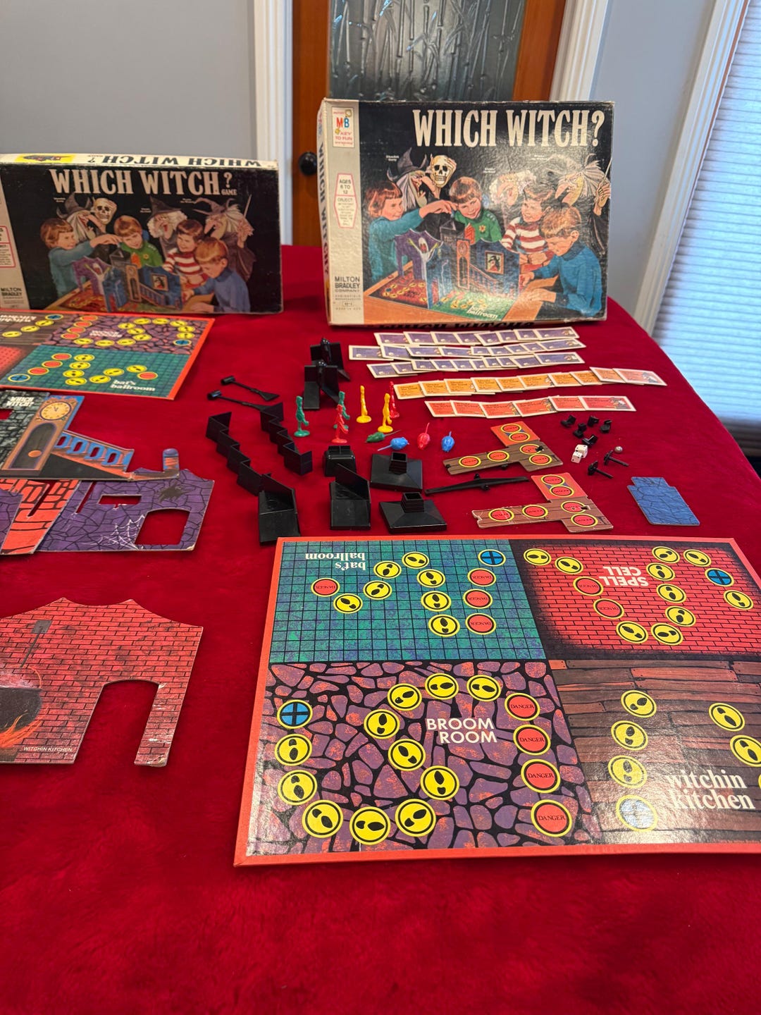 Vintage 1970s Which Witch Board Game, Complete & Parts Set - Etsy
