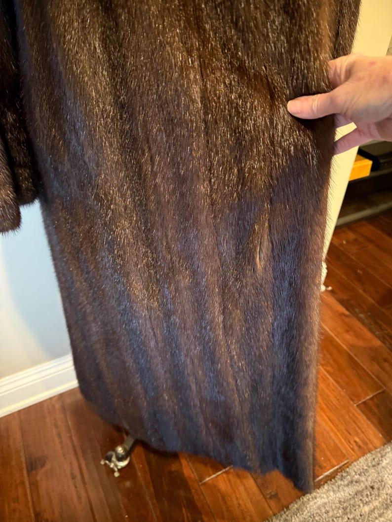 Vintage Full Length Mink Fur Coat, West German Finest - Etsy