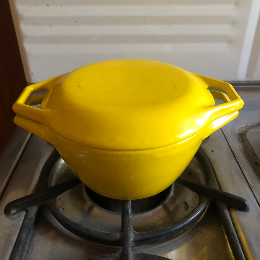 COPCO Bright Yellow Soup Pot for 2 Mid Century Denmark - Etsy