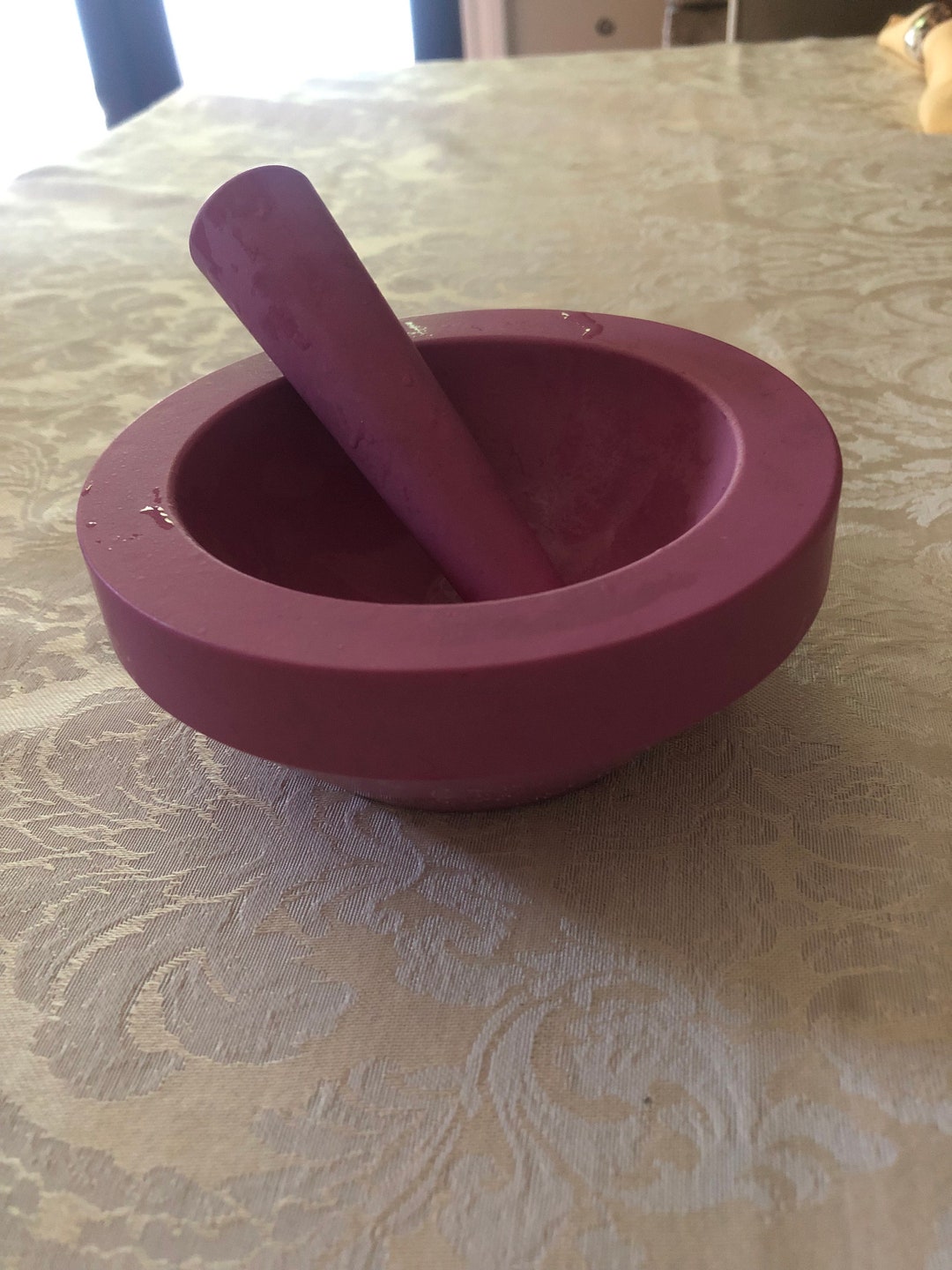 DIAMONITE Mortar N Pestle Madein Ohio Synthetic Sapphire - Etsy