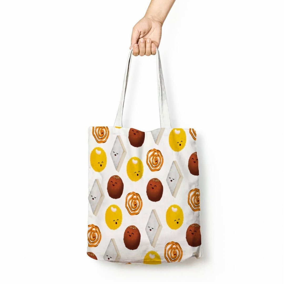 Indian Sweets Indian Tote Bag, Indian, Ladoo, Gulab Jamun, Indian ...