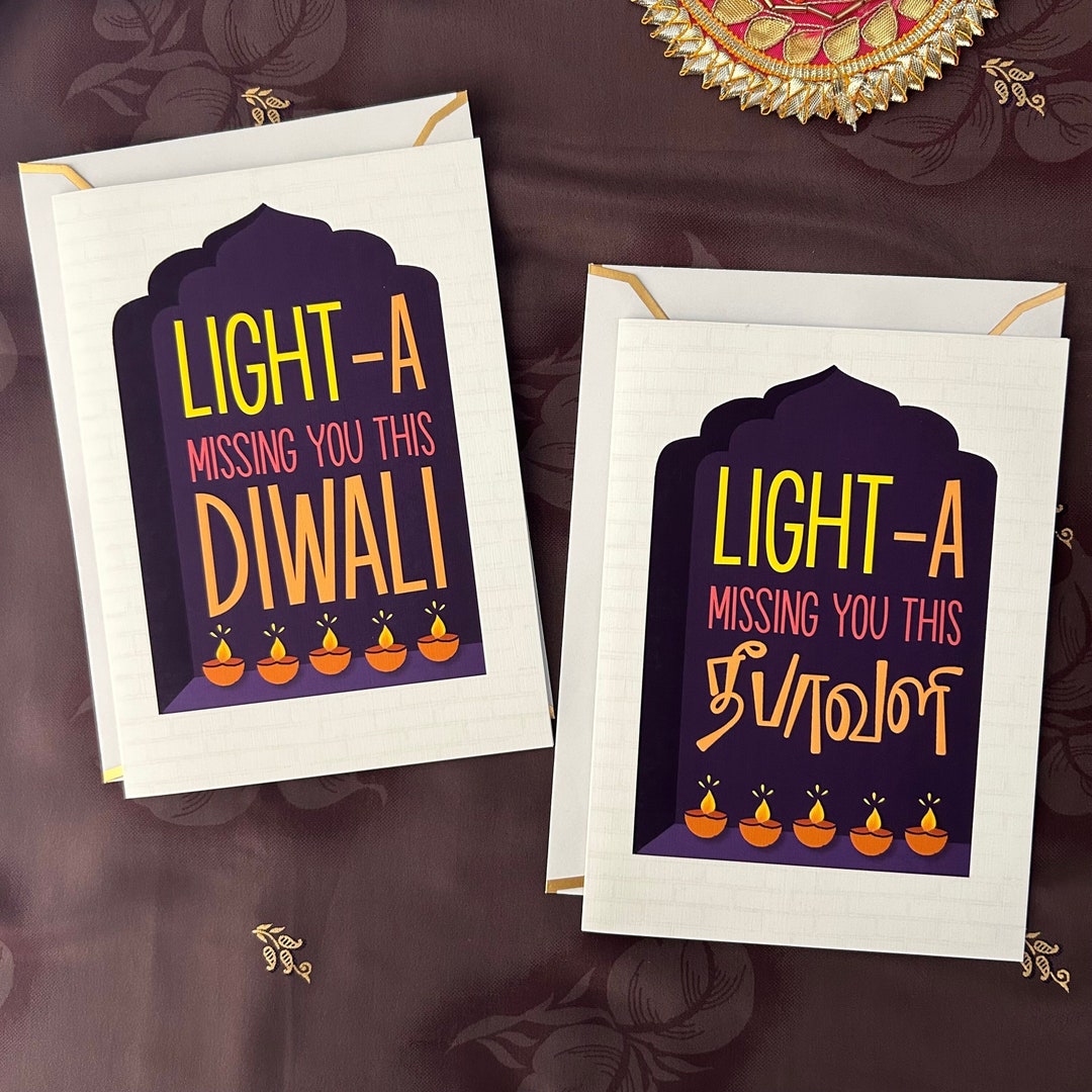 Happy Diwali Greeting Card for Long Distance Tamil Deepavali Wishes ...