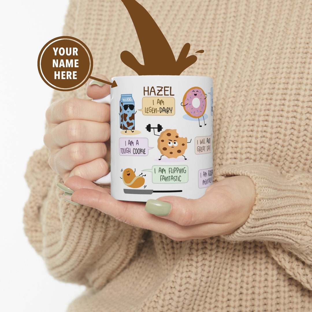 Affirmation Mug Food Pun Mug Self Love Mug for Food Lover Motivational ...