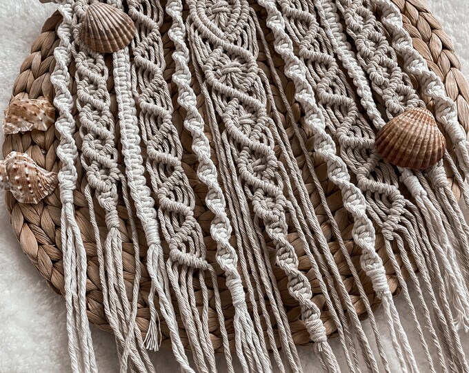 Macrame Wallhanger Modern AMALIA - Etsy