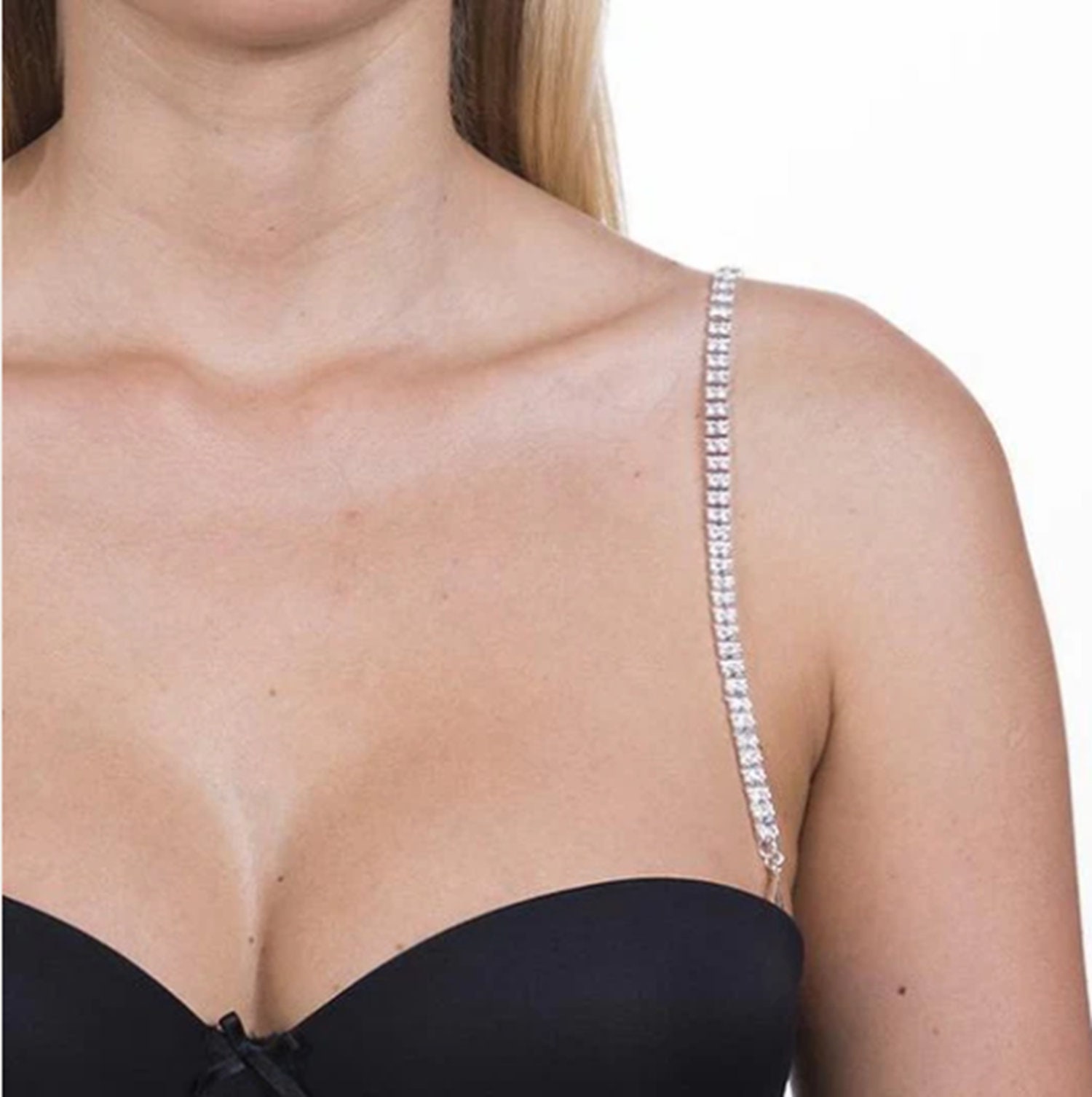 Brazilian Gisele White Gold Crystal Bra Straps | Pair | NWT (multiple Available - May Be Drop ...